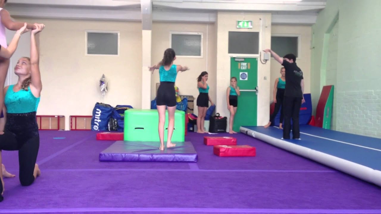 Acro and Tumbling Sept 2014 - YouTube