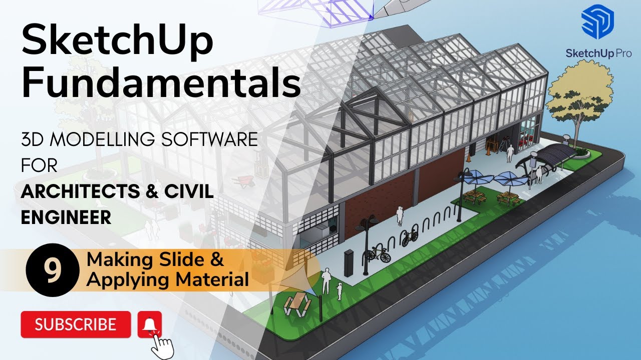 09 - Making Slide | SketchUp Pro - YouTube