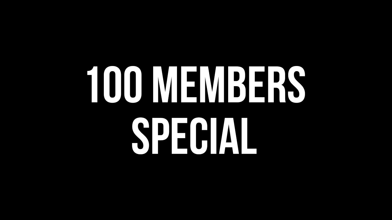 100 Members Memory Book Special - YouTube