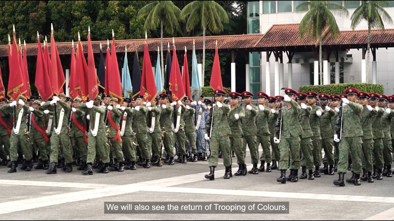 Singapore Army Uniform Colour