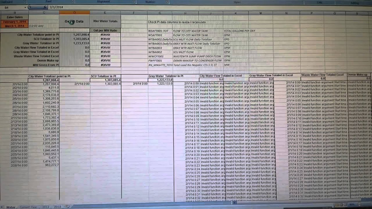 Retrieving PI Data via Excel and Visual Basic - YouTube