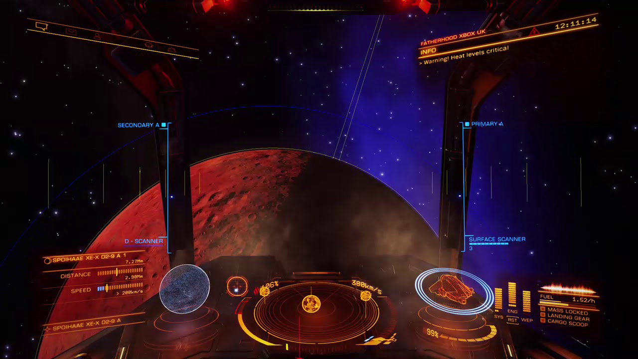 Elite dangerous Landing on the planet of death - YouTube
