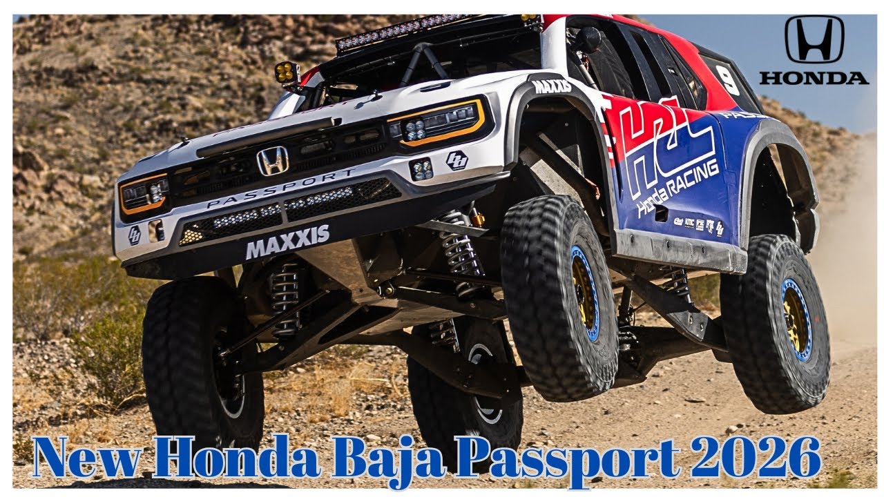 Honda Baja Passport to Debut in 2026 Iconic Mint 400 | HR35TT 3.5L Twin ...