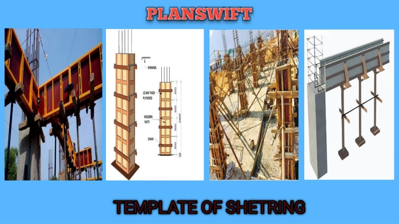 How to Calculate Formwork of Columns & Beams by Template in Plan Swift ...
