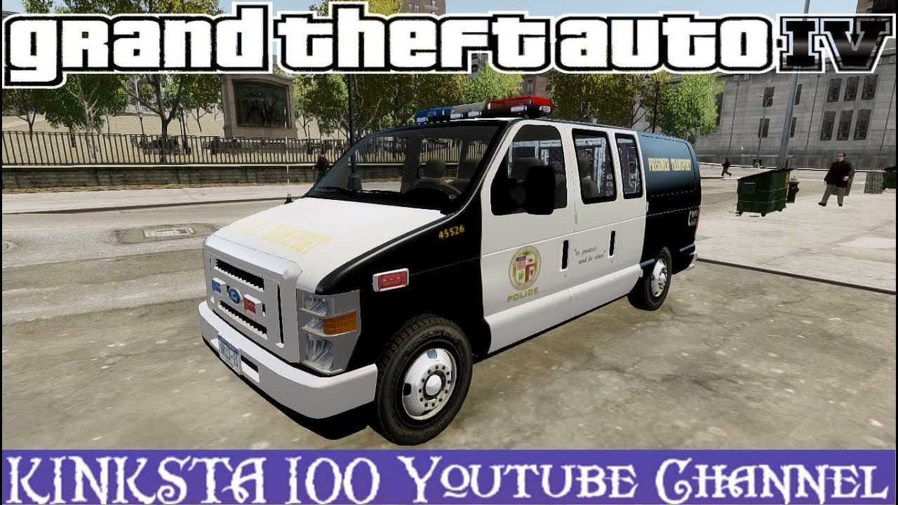 Gta 4 E-series Police Van WIP - YouTube
