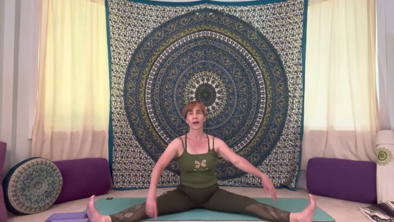 Gentle Hatha Yoga Practice - Side Body - Gate Pose - YouTube
