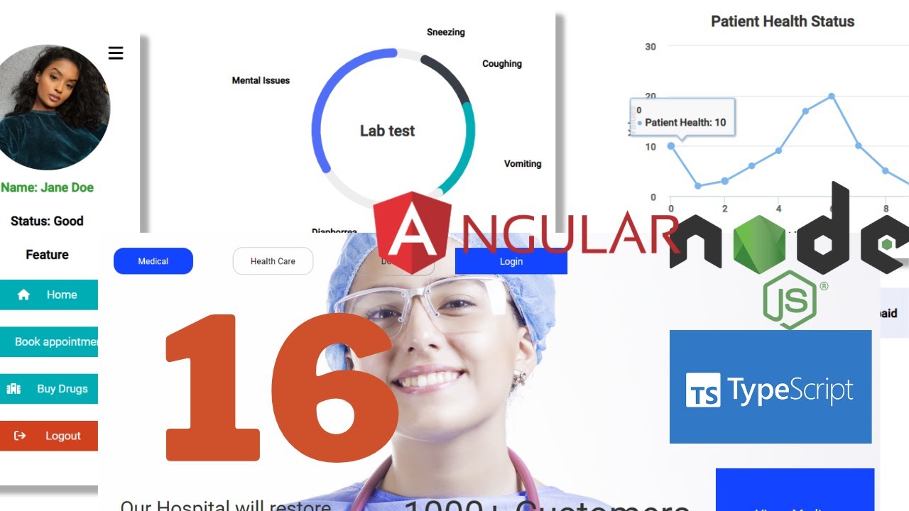 Full Stack Modern Hospital Management System 16 Angular Js Nodejs Typescript Mssql Youtube 2410