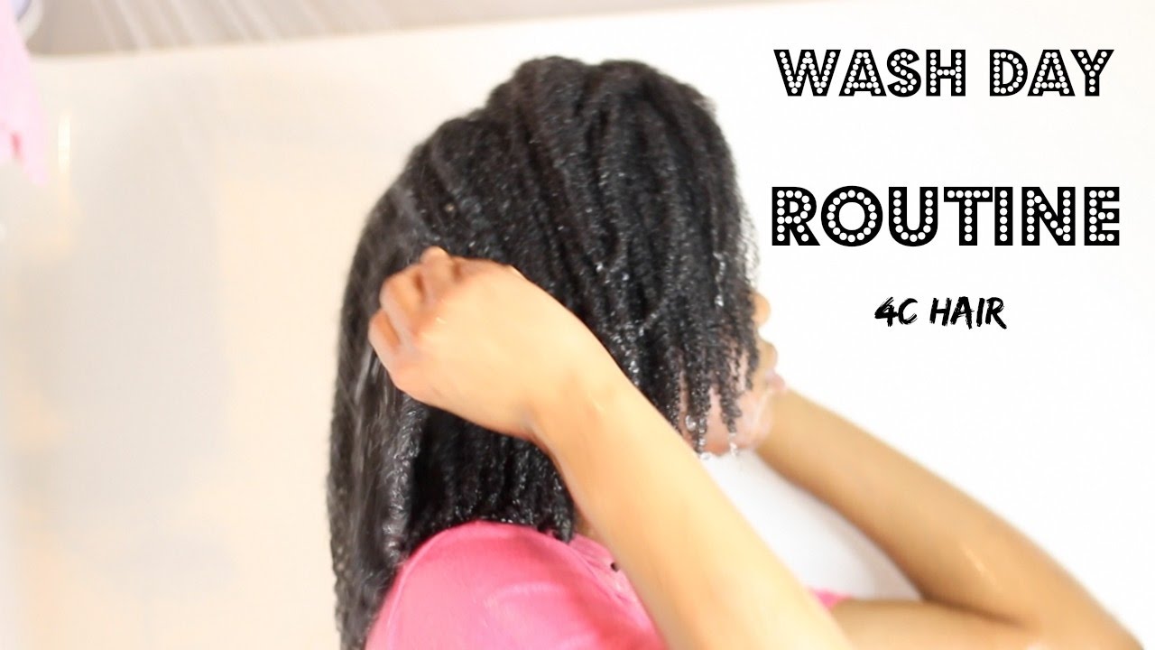 Updated Wash Day Routine ~ 4c Natural Hair Youtube
