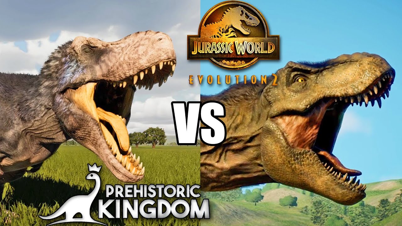 JWE2 VS PREHISTORIC KINGDOM!! AMAZING FEATHERED T-REX! - YouTube