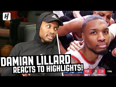 Damian Lillard Reacts To Damian Lillard Highlights! | The Reel