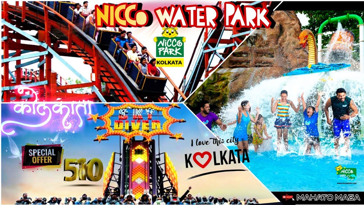 Nicco Water Park Kolkata || India First Amusement Park || All Rides ...