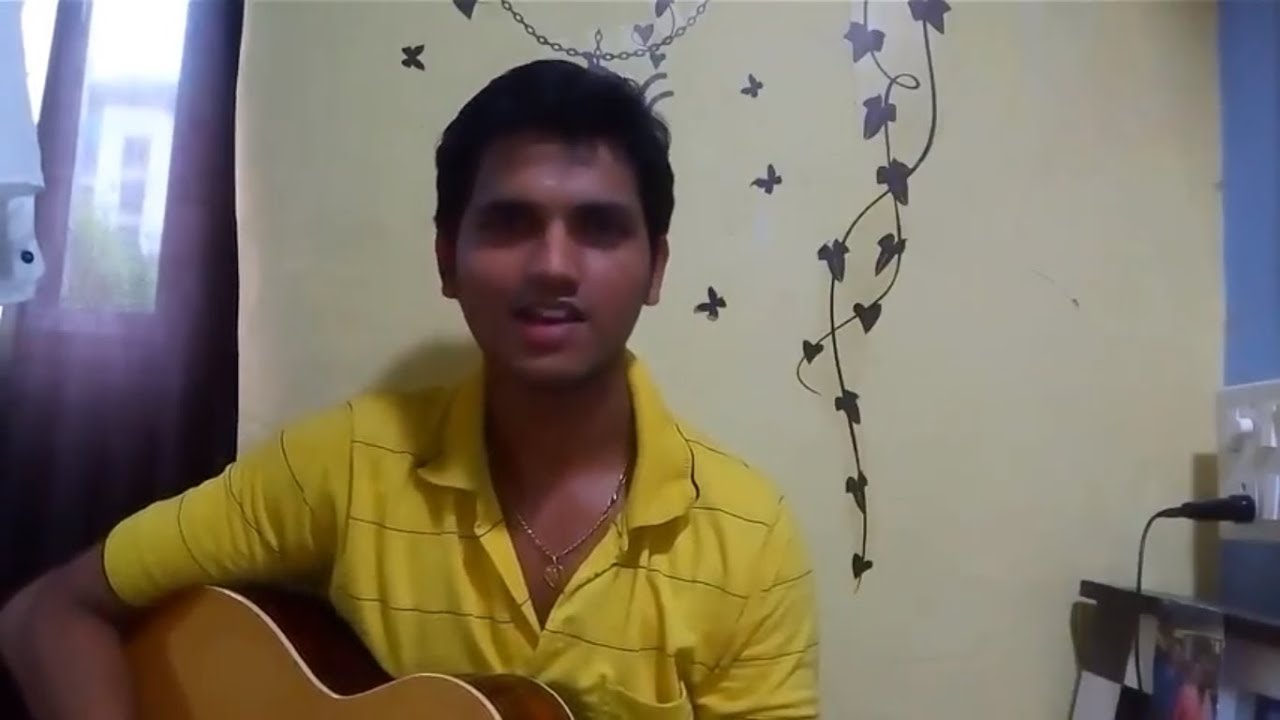 एक लाजरान साजरा मुखडा | Marathi classic song| Guitar Cover by Jayesh ...