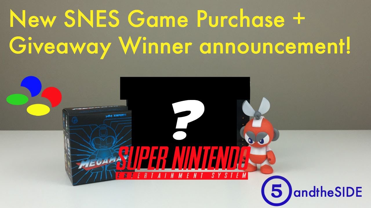 New SNES Game Purchase + Giveaway Winner Announcement! (Game Collection ...