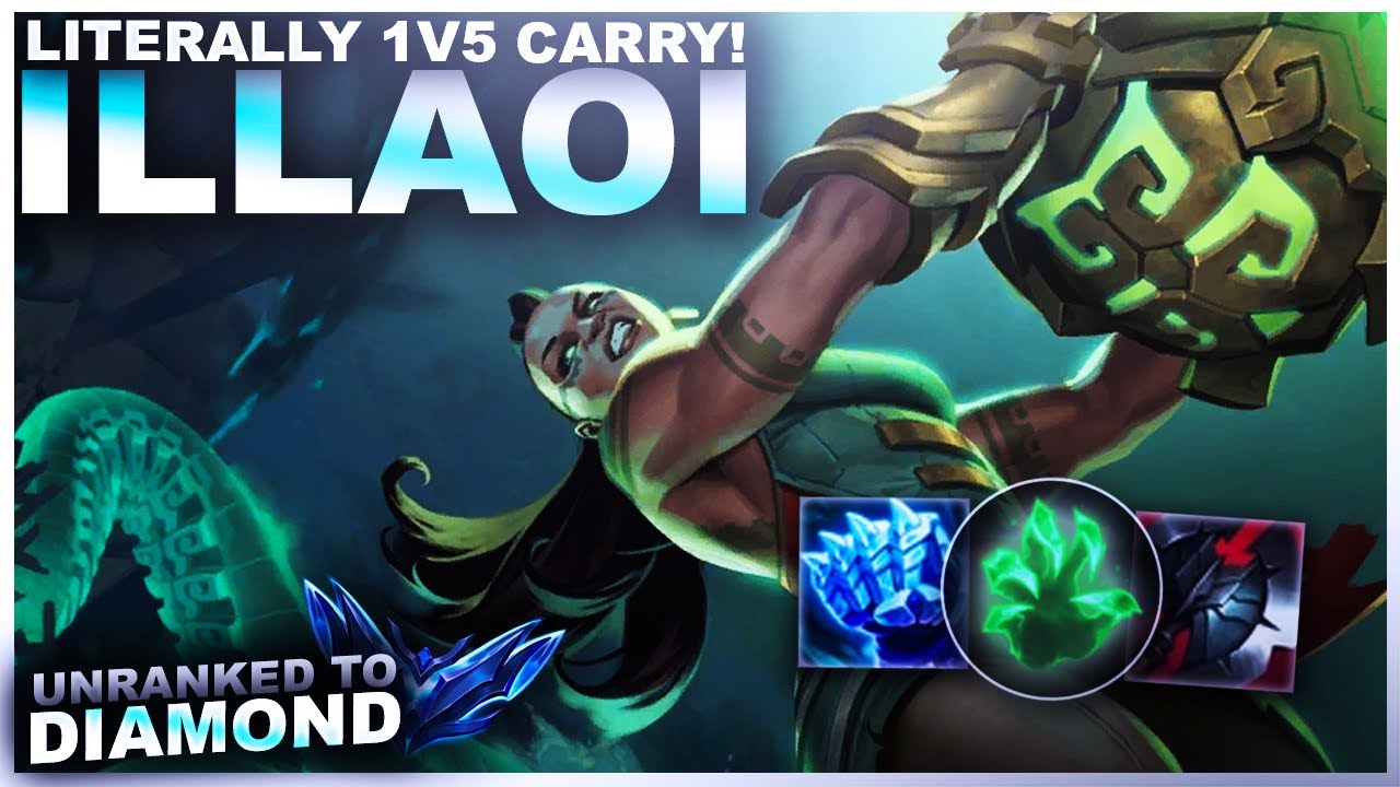 I AM LITERALLY 1V5 WITH ILLAOI... LET'S CARRY THIS! | League of Legends ...