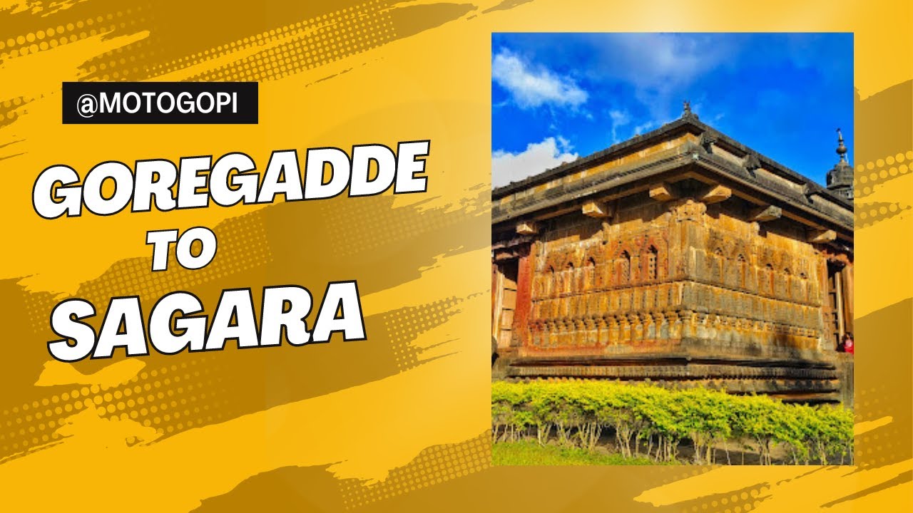 Goregadde to Sagara (A Beautiful Town in Karnataka) Small trip with Himalayan BS6 | Tamil ...