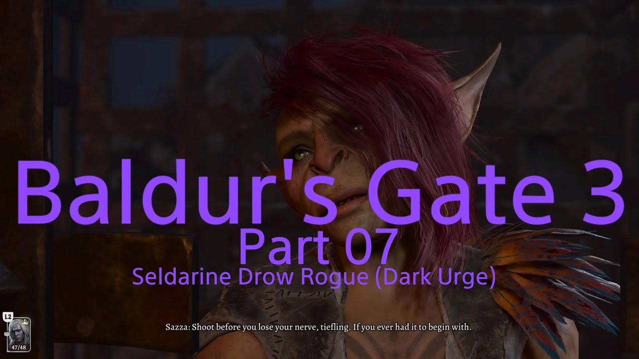 BG3 - 07 Seldarine Drow Rogue (Dark Urge) - YouTube
