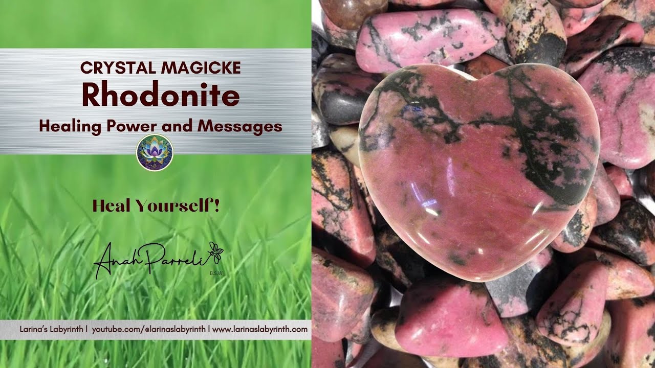 C20 Crystal Magicke| RHODONITE| The stone of UNCONDITIONAL LOVE ...