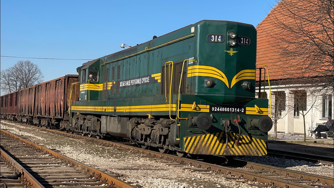 ŽRS lokomotiva 661-314 i ŽFBH lokomotiva 661-316 zajedno na vozu - YouTube