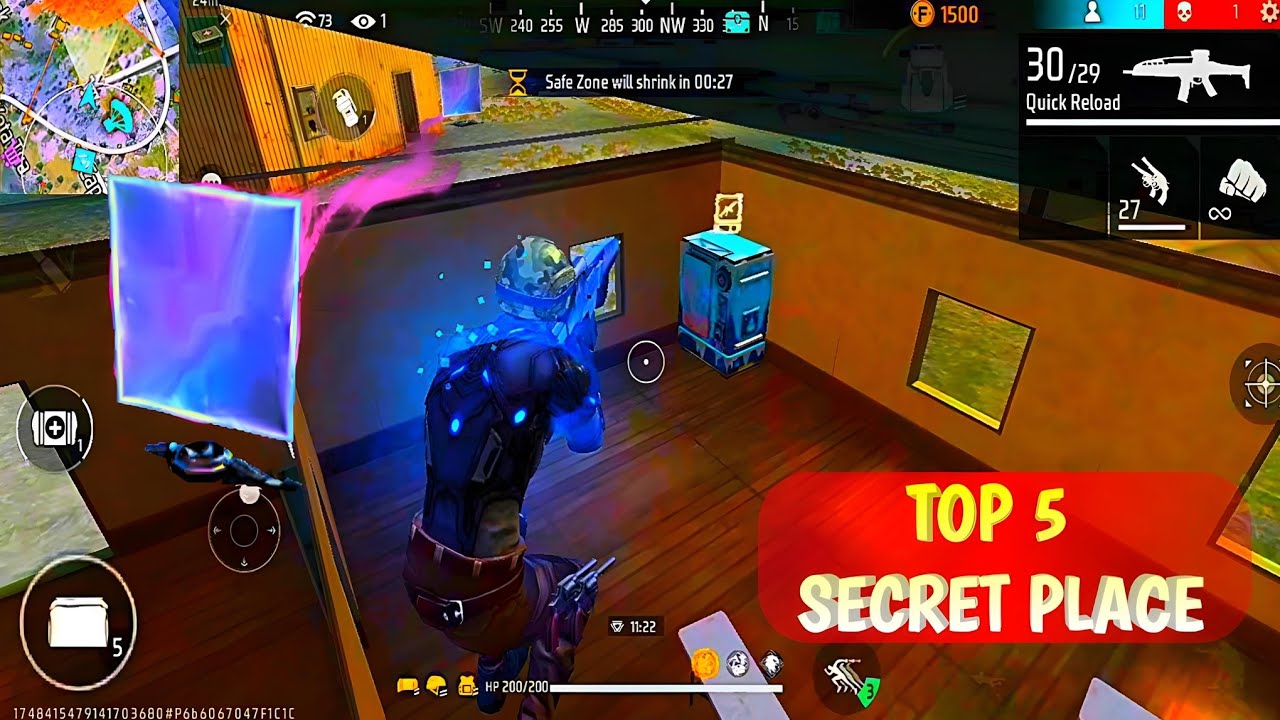 BERMUDA MAP TOP 5 SECRET PLACE IN FREE FIRE | - YouTube