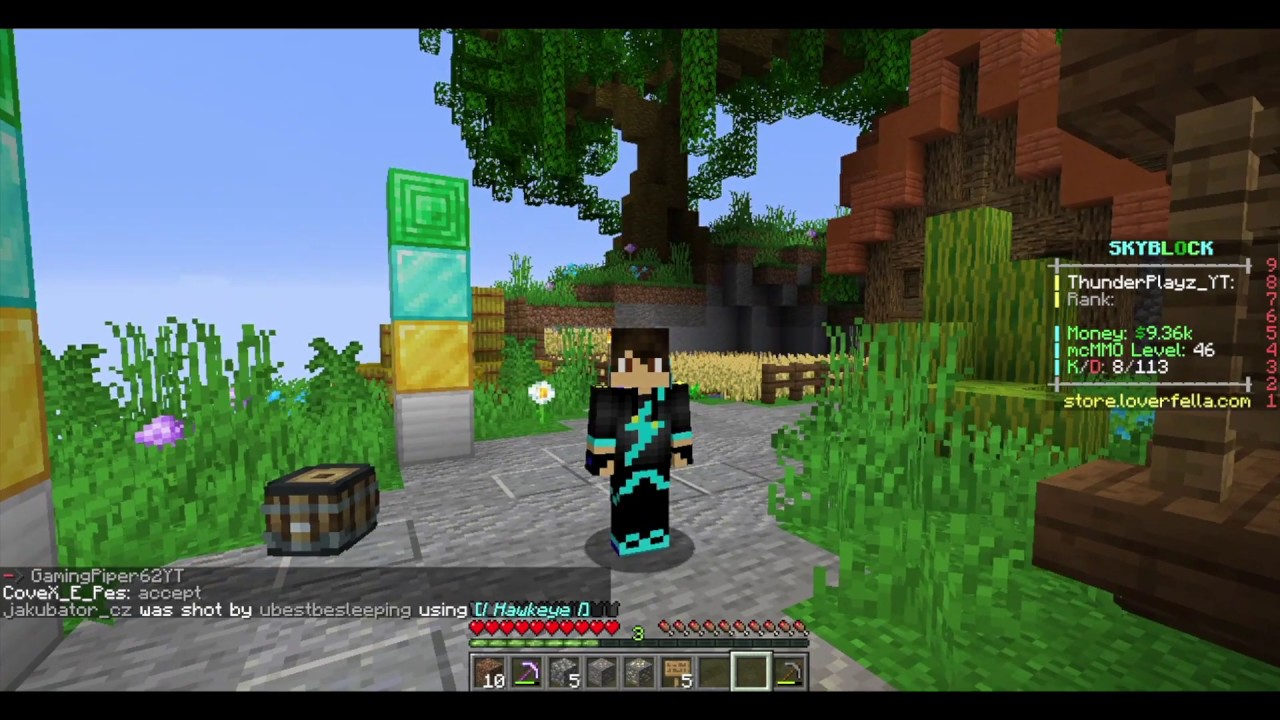 "We're making progress!" EP.2 LoverFella Minecraft Skyblock - YouTube