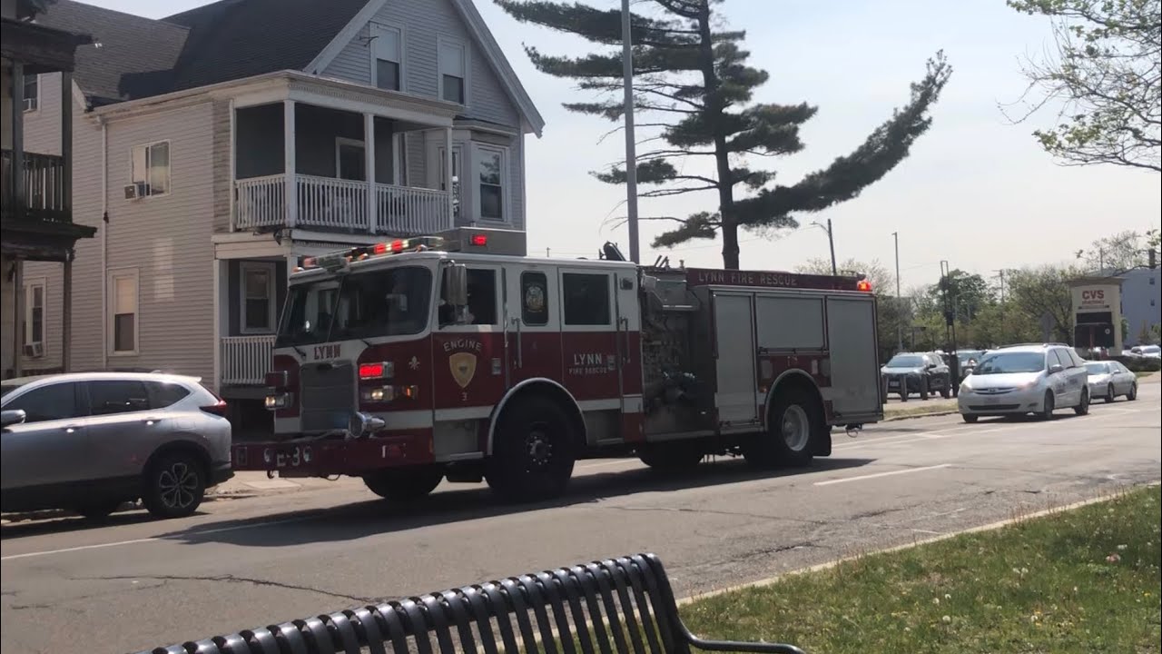 Engine 3 arriving on scene to medical call - YouTube