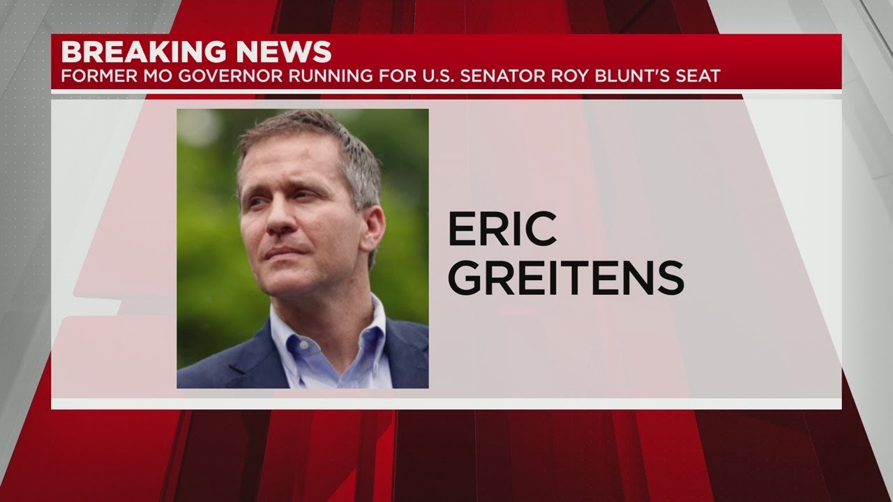 Former Missouri Governor Eric Greitens announces US Senate bid - YouTube