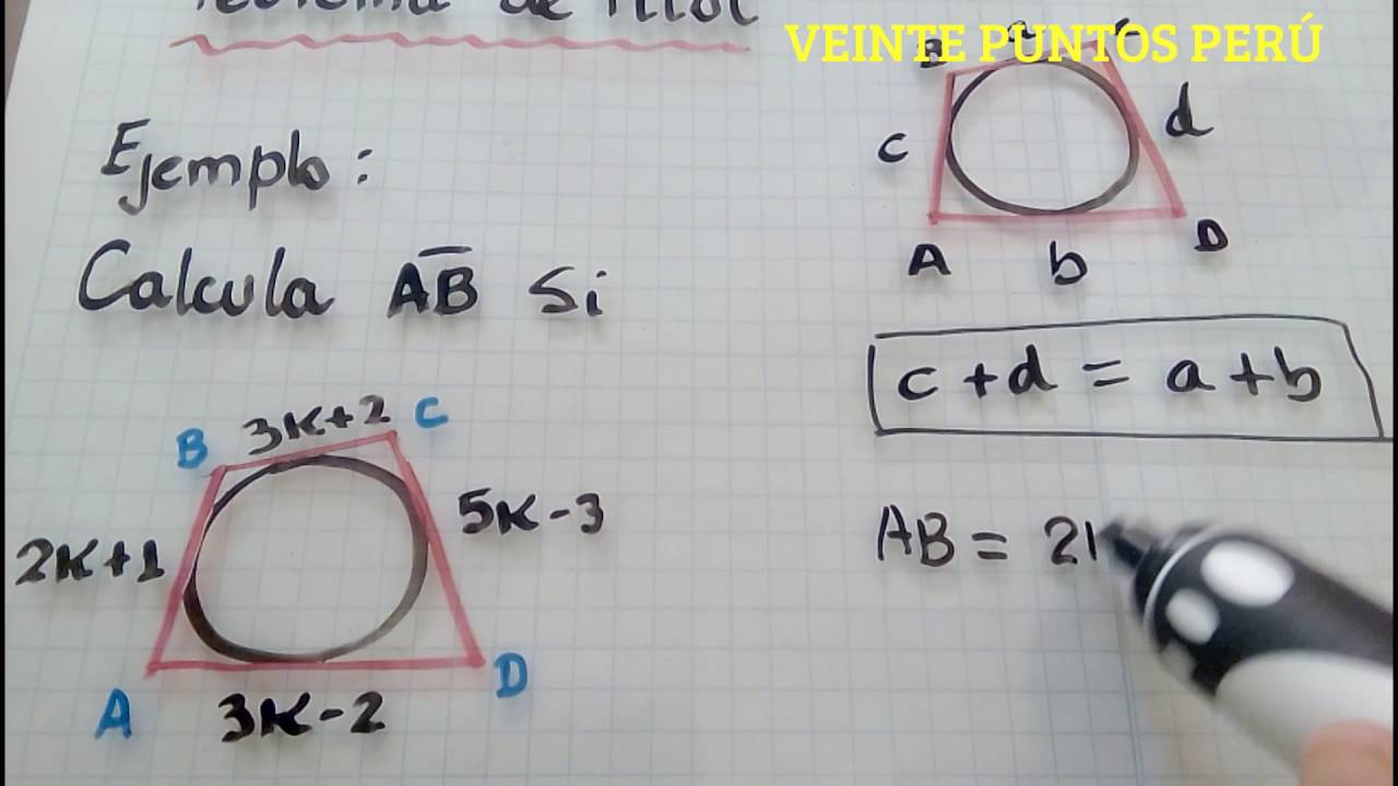 TEOREMA DE PITOT GEOMETRÍA - YouTube