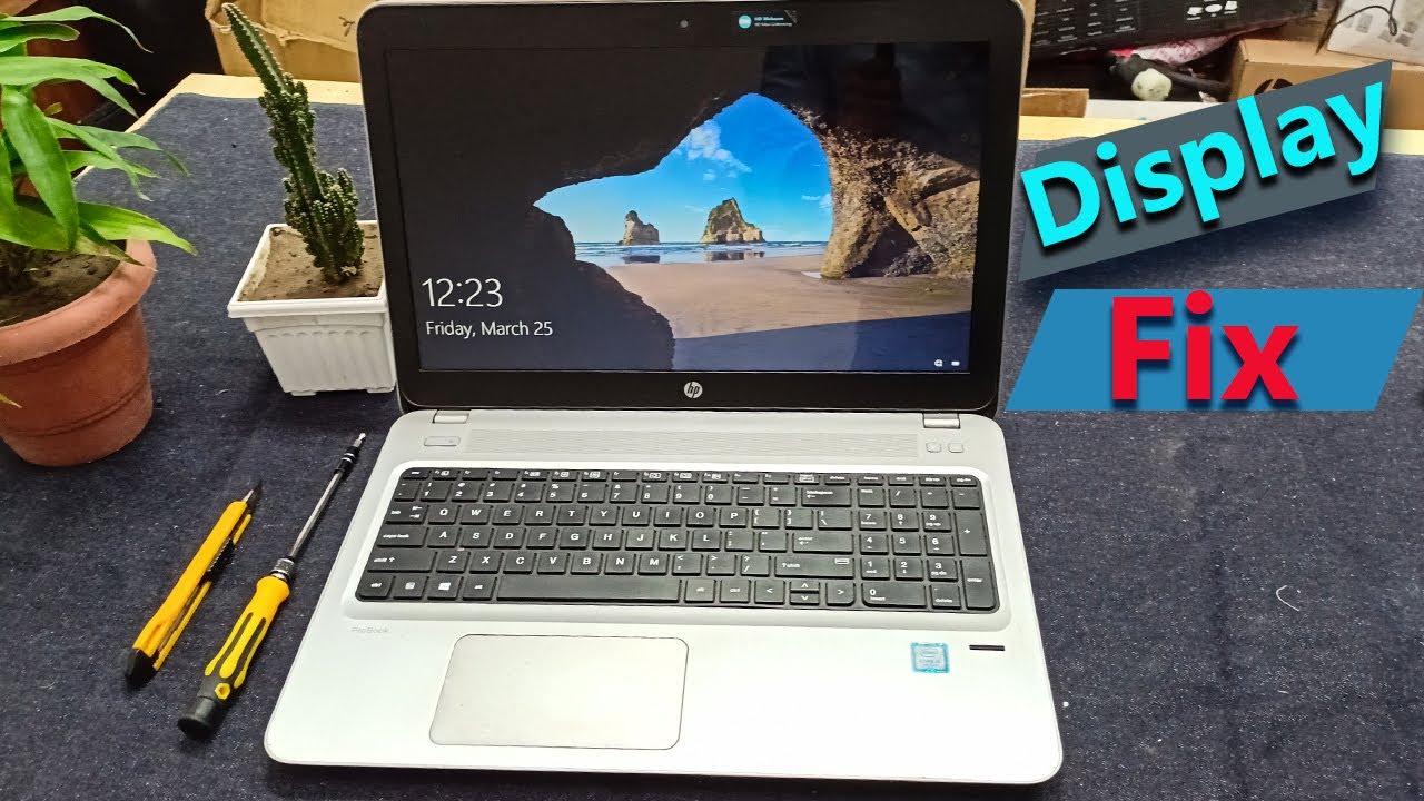 How to fix hp Probook 450 laptop display || laptop display change - YouTube