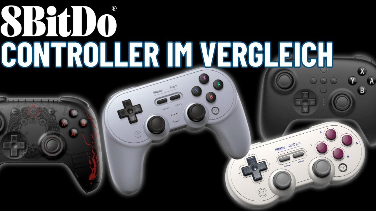 8BitDo Controller im Vergleich - Ultimate VS 2C VS SN30 Pro VS Pro 2 ...