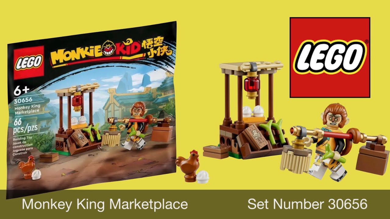 Monkey Kid - LEGO Monkey King Martketplace 30656 Stop Motion Speed ...