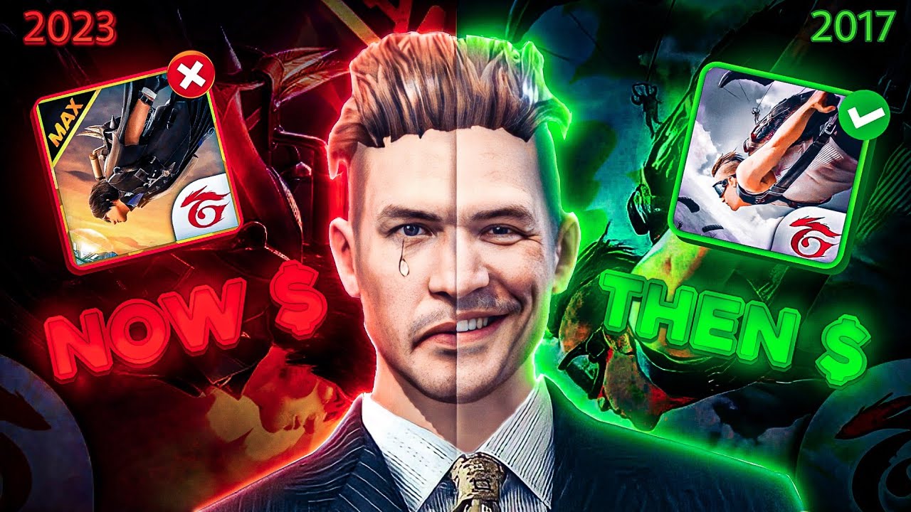 Free Fire Now Vs Then 🥺💔 Emotional Edit - Free Fire Old Memories ...