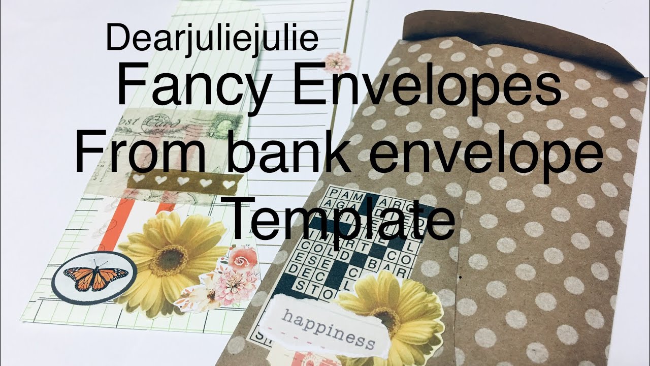 Clever Envelope from bank envelope template- mini challenge in the ...