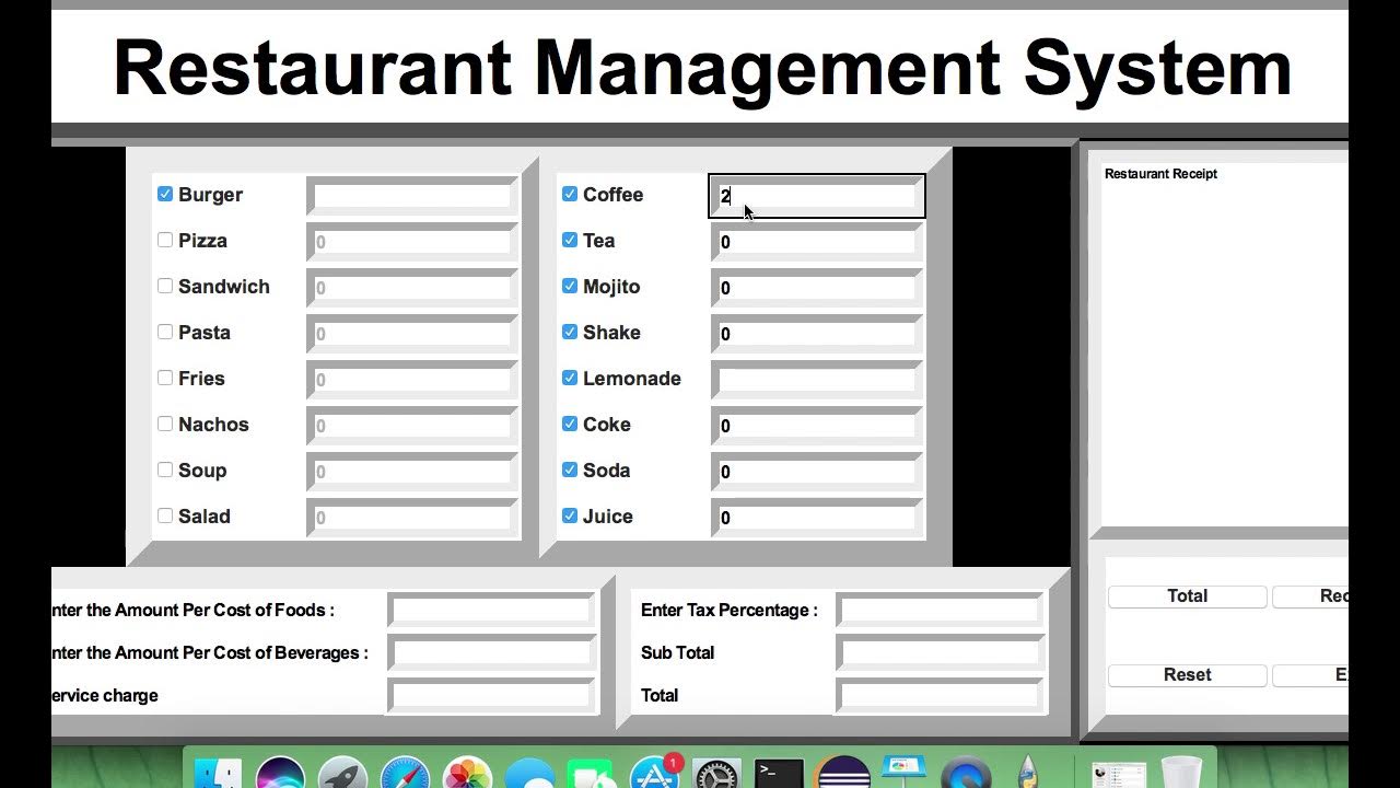 Python Tutorial - How to create Restaurant Management System by using ...