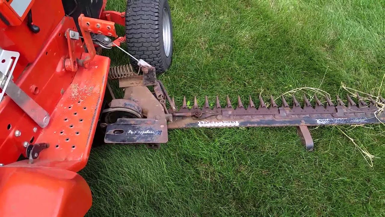 Simplicity & Allis Chalmers Sickle Mower test - YouTube