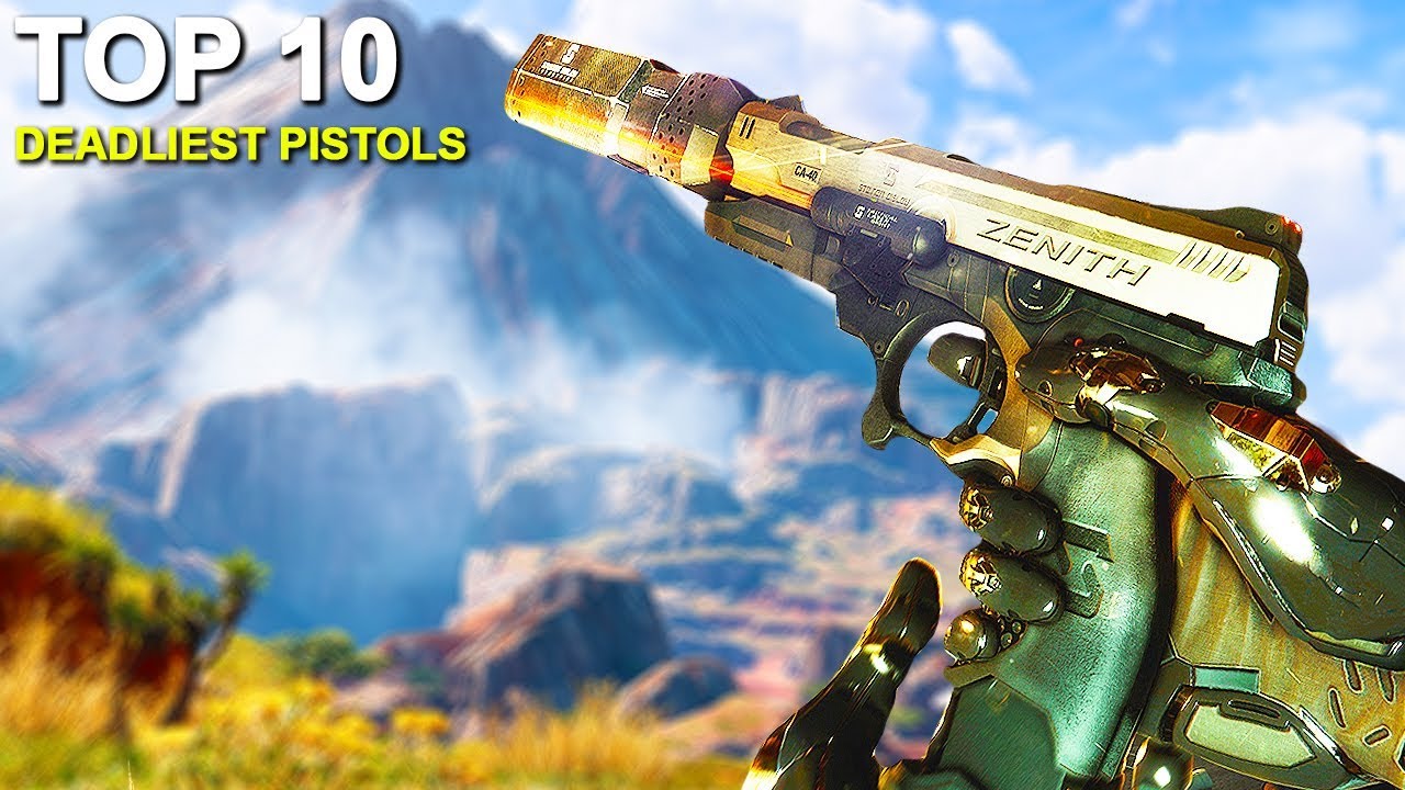 Top 10 DEADLIEST PISTOLS in Gaming History - YouTube