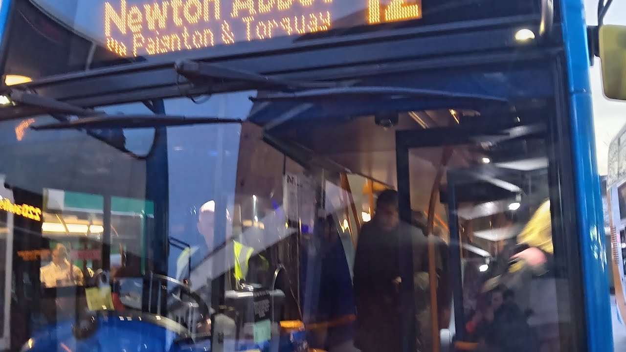 route visual on the 12 to Paignton bus station. 1203 15861 - YouTube