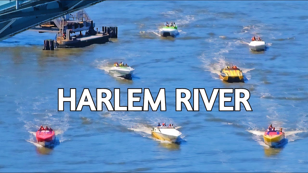 🚤Colorful Boat Parade Cruises Through Harlem River🚤 - YouTube