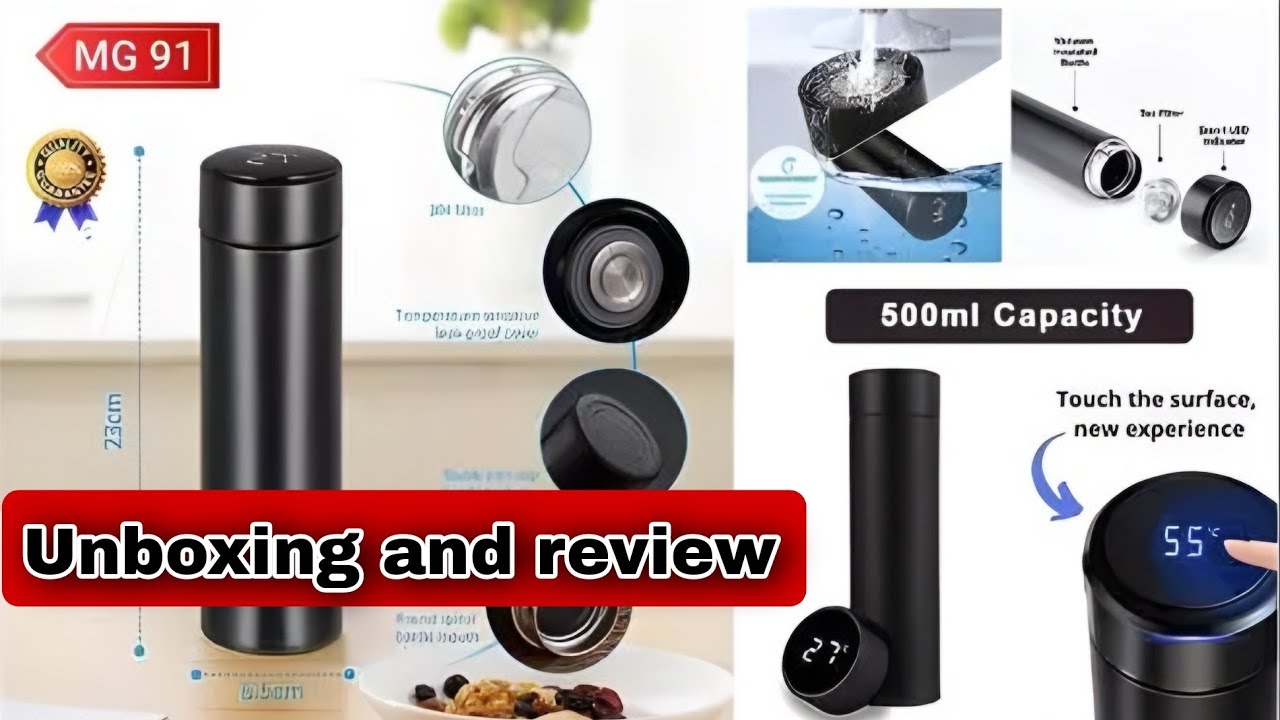 Digital water bottle | smart flask insulated water bottle with digital ...