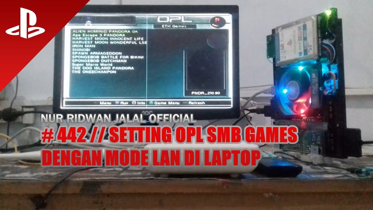 #442 // SETTING OPL SMB GAMES DENGAN MODE LAN DI LAPTOP - YouTube