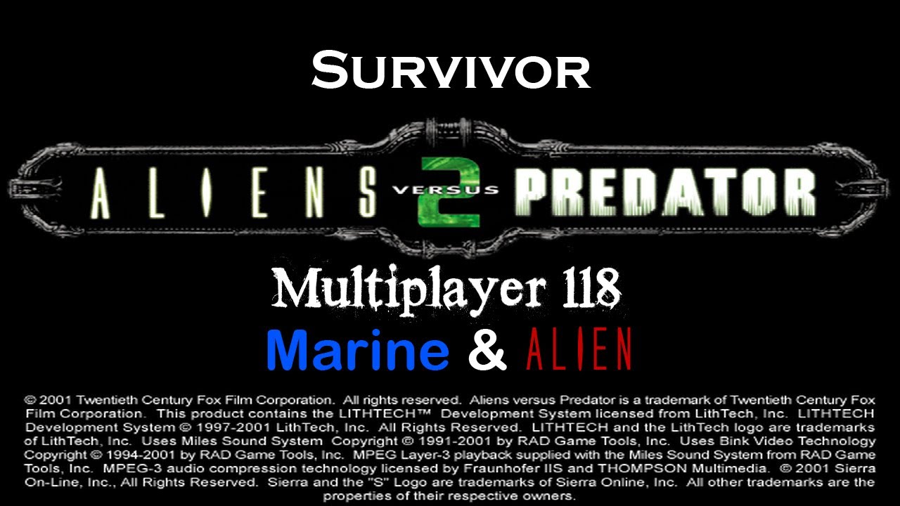 Aliens vs. Predator 2 (2001) - Multiplayer 118 - 1080p 60FPS - YouTube