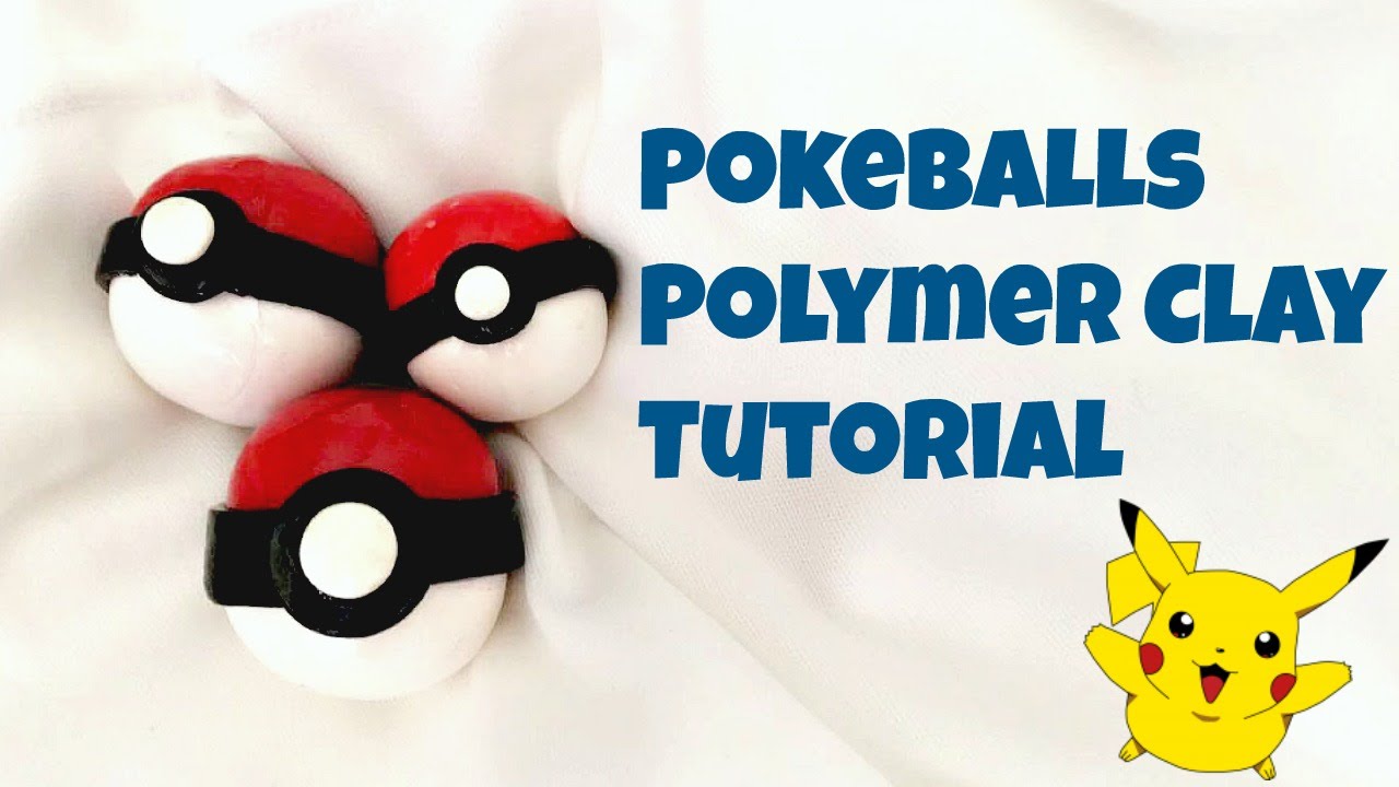 Pokemon: Pokeball Polymer Clay Tutorial - YouTube