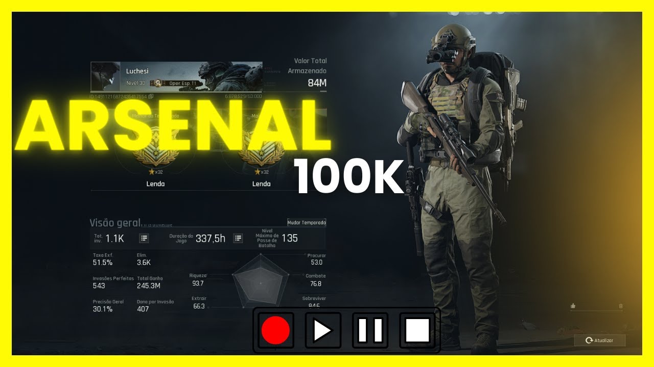 Arsenal 100K | Arena Breakout Infinite - YouTube