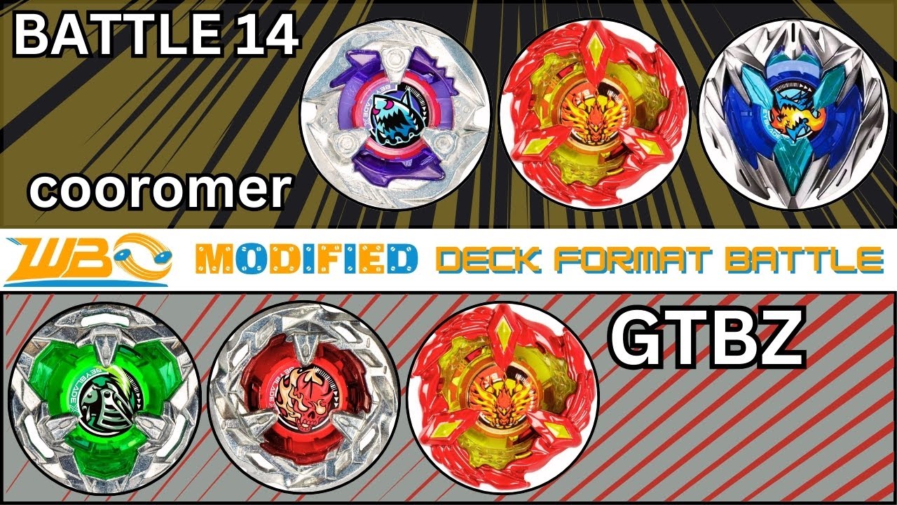 cooromer vs. GTBZ | WBO Modified Deck Format Battle 14 (Beyblade X) | 7 ...