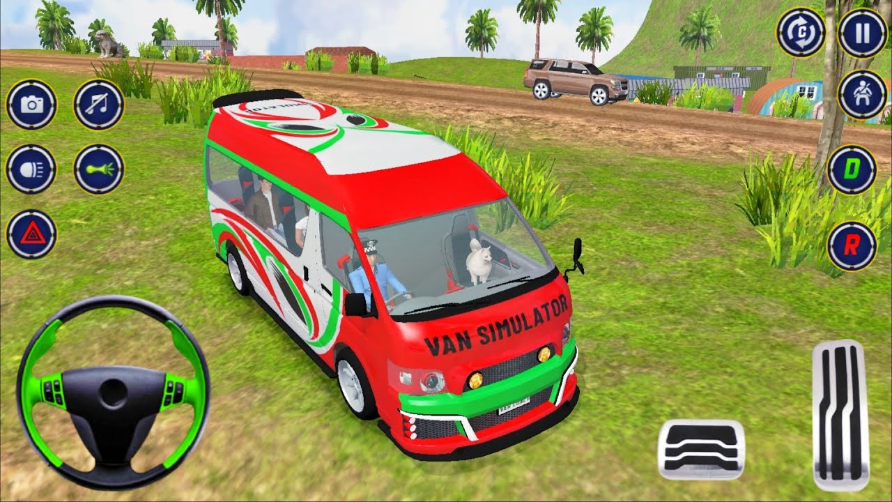 Van Driving Simulator Games 2025 | Minibus Realistic Offroad Driving ...