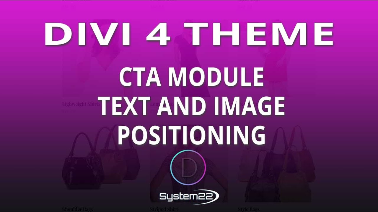 Divi 4 CTA Module Text And Image Positioning 👈 - YouTube