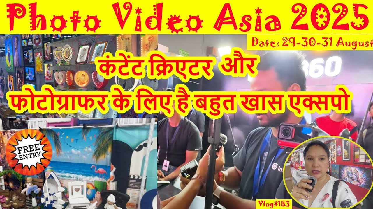 Photo Video Asia 2025 || Content creator Photographer Mela - YouTube