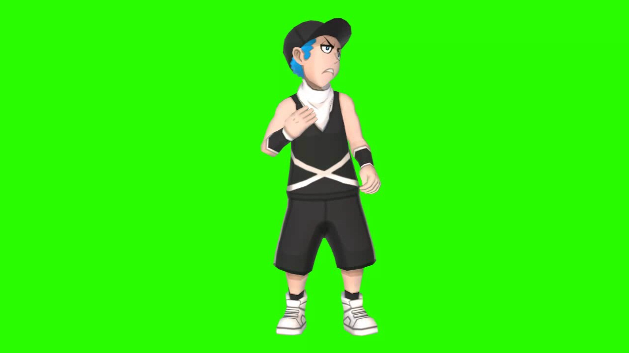 Punk Guy animated front pokemon chroma - YouTube
