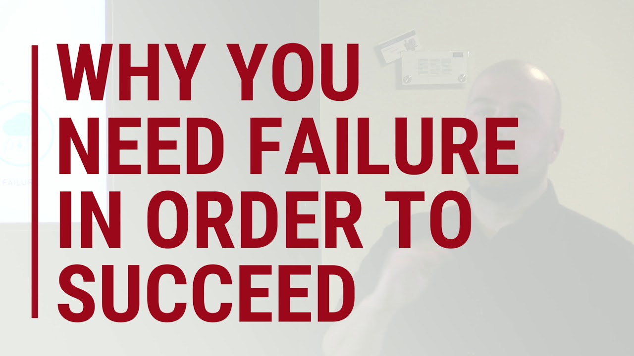 Why You Need Failure to Succeed - YouTube