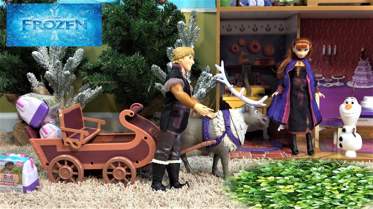 Frozen Anna and Elsa Toddlers Story: Broken Olaf and Doc McStuffins ...