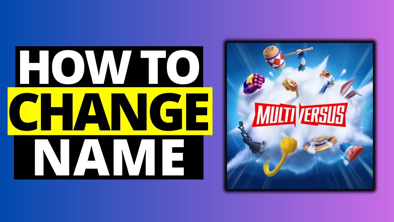 How To Change Name in Multiversus - YouTube